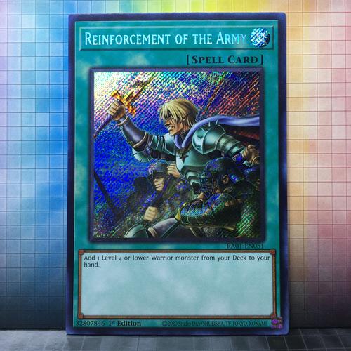 Jual Yugioh Reinforcement of the Army - RA01 - Super rare - Jakarta ...