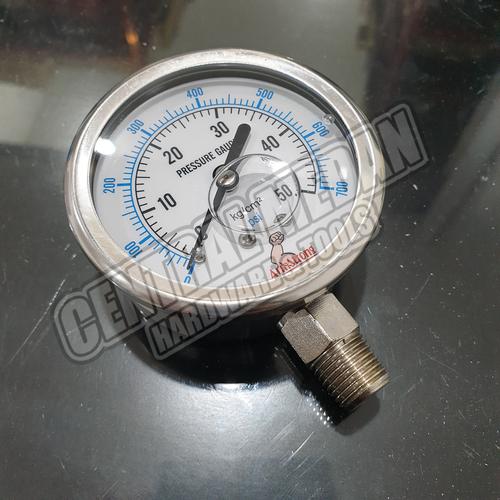 Jual MANOMETER MINYAK 2.5" X 50 KG 700 PSI ARMSTRONG PRESSURE GAUGE - Kota Medan - Central Medan ...