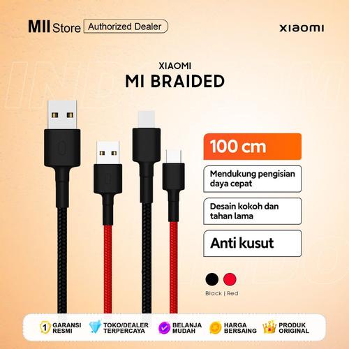 Jual Mi Type-C Braided Cable (1m) - Merah - Jakarta Pusat - MII Store ...
