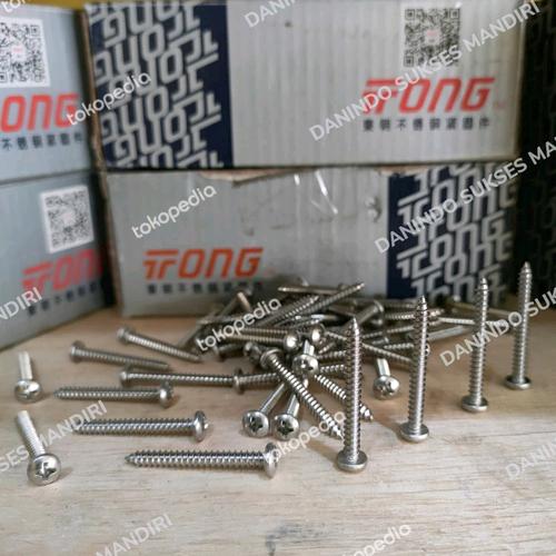 Jual SS 304 / Sekrup PH #4x5/8" / Self Tapping Screw P+AB (1,5CM ...