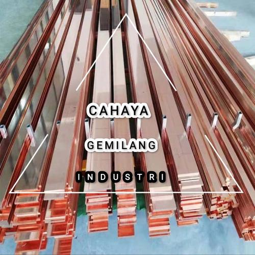 Jual plat tembaga busbar 5mm x 30mm x 50mm-plat strip tembaga - Jakarta ...