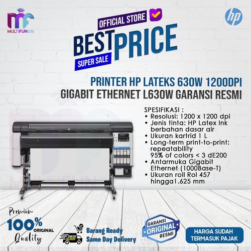 Promo Printer HP Lateks 630W 1200dpi Gigabit Ethernet L630W Garansi ...