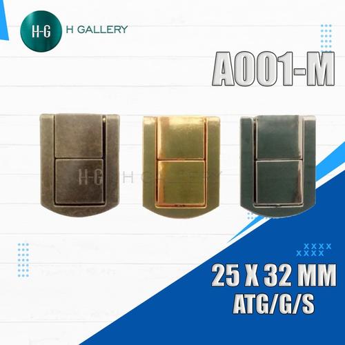 Promo [100] A001 KUNCI PENGAIT KOTAK/PENGUNCI BOX HANTARAN 25 X 32 MM ...