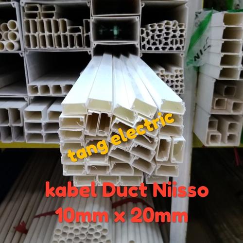 Jual Niso kabel ducting 10x20 / wiring duct pelindung kabel protektor ...
