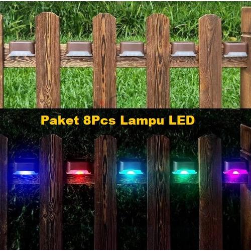 Jual Lampu Hias LED RGB pagar taman Tangga panel solar lampu Murah ...