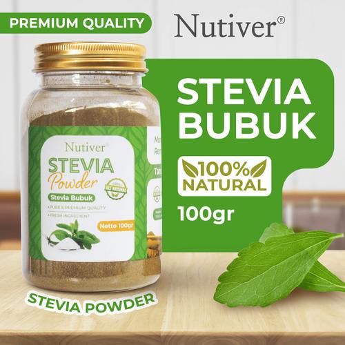 Promo NUTIVER STEVIA BUBUK | PEMANIS BUBUK STEVIA POWDER | PEMANIS ...