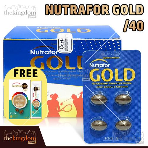 Jual Nutrafor Gold Suplemen Multivitamin Stamina Daya Tahan Tubuh ...