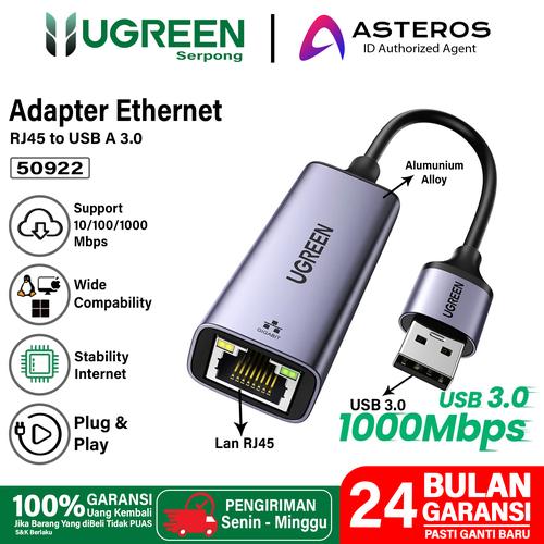 Jual UGREEN Gigabit USB 3.0 To Lan RJ45 Ethernet Network Adapter 50922 ...