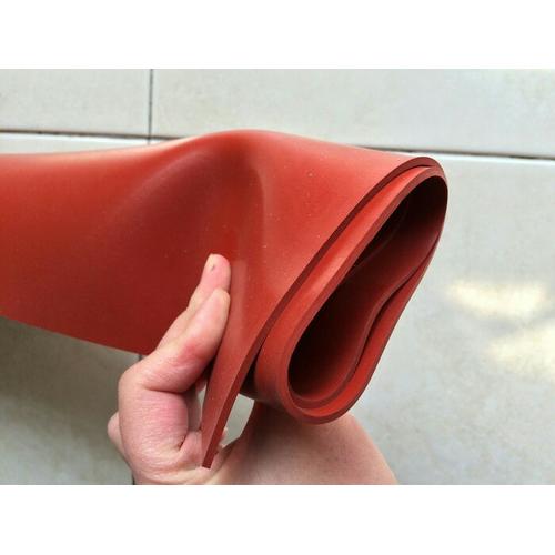 Jual Red Silicone Rubber Sheet 3mm x 50cm x 50cm Karet Silikon Warna ...
