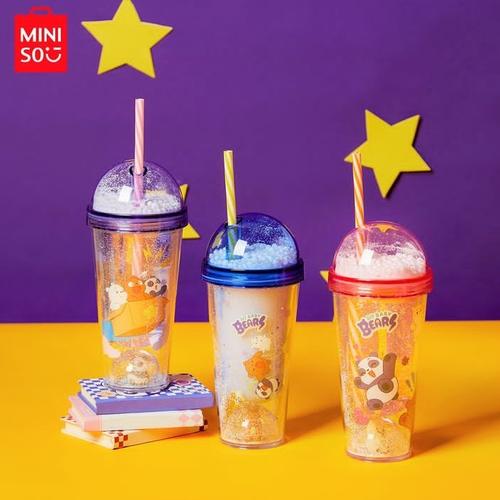 Jual Tumbler Anak Lucu - MINISO We Baby Bear Double Wall Tumbler With ...