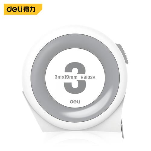 Promo Deli White Tape Measure/ Meteran Tukang Putih 3-5M Kunci Manual ...