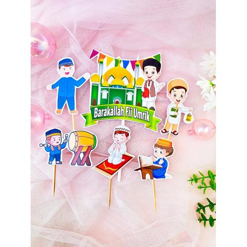 Jual Islamic Boy Anak Santri Topper Cake Birthday Hiasan Kue Ultah ...
