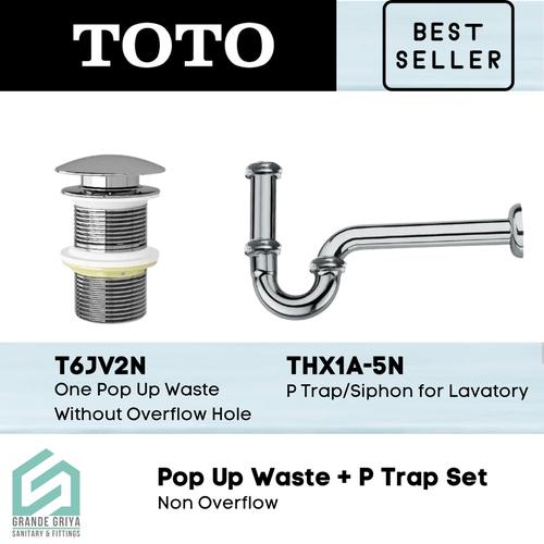 Jual TOTO Pop Up Waste Afur Siphon Set Non Overflow T6JV2N THX1A-5N ...