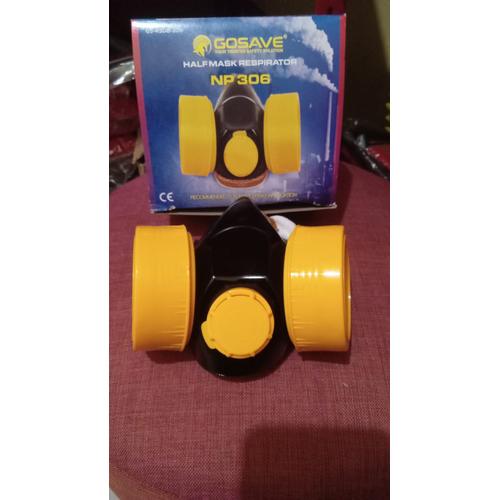 Jual Masker Respirator NP 306 / HalfMask Respirator Double Filter ...