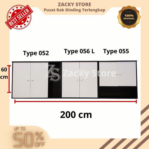 Jual Lemari Dapur Minimalis Gantung Kitchen Set Atas Multifungsi Rak Dapur - 052 H - Kota ...