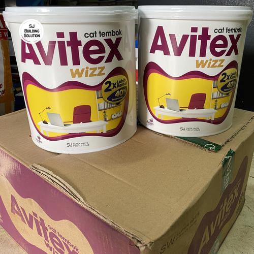 Jual Cat Tembok Avitex Wizz 5 Kg 5Kg Putih White Ready Pabrik - Kota ...