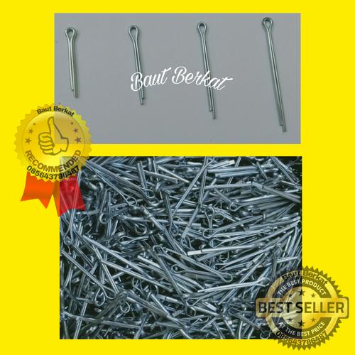 Jual cotter pin 4x35 split pin M4x35 spipen 4mm x 35mm split pen 4x35mm ...