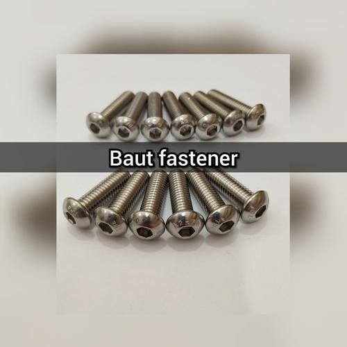 Jual Baut L button stainless m8 x 50 drat 1.25p - baut button m8 x 50 ...