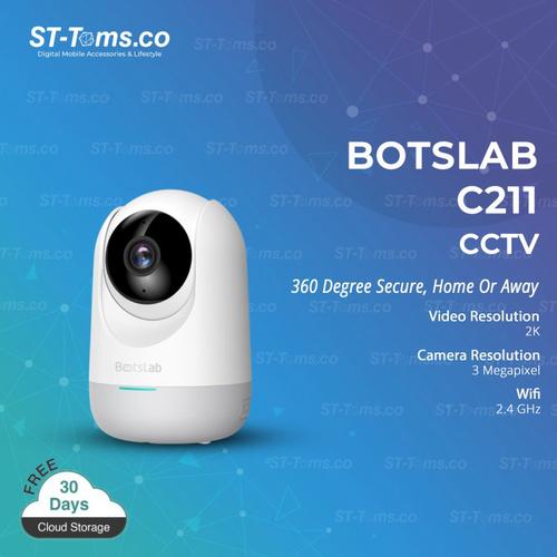 Jual BotsLab Indoor Cam 2 C211 3MP 2K CCTV Indoor IP Camera CCTV 360 ...