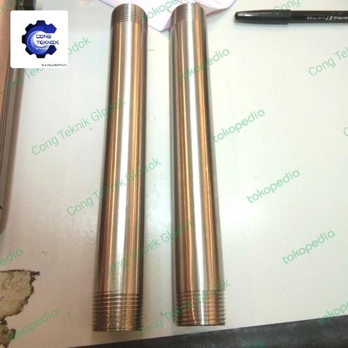 Jual Pipa Nepel Stainless 304 Panjang 20cm / Pipa Nipple SS304/Ukuran ...