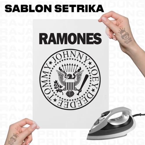 Jual Sablon Sticker Setrika DTF A4 Ready To Press Logo Band Punk Rock ...