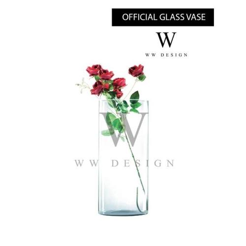 Jual Promo Aquarium Toples Vas Bunga Kaca Tabung Polos Ww Design ...