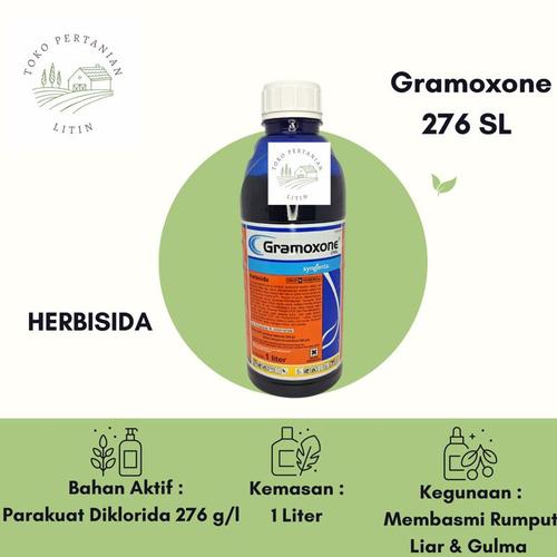 Jual Gramoxone 276 Sl - 1 Liter (Herbisida) Obat Pembasmi Rumput, Gulma ...