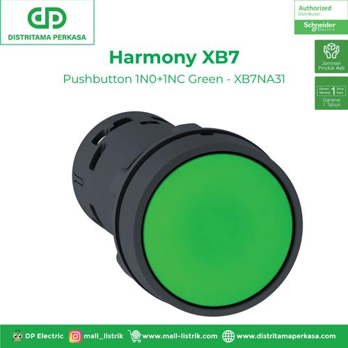 Promo Schneider Push Button XB7 Monolitik 1NO Hijau - XB7NA31 - Kota ...