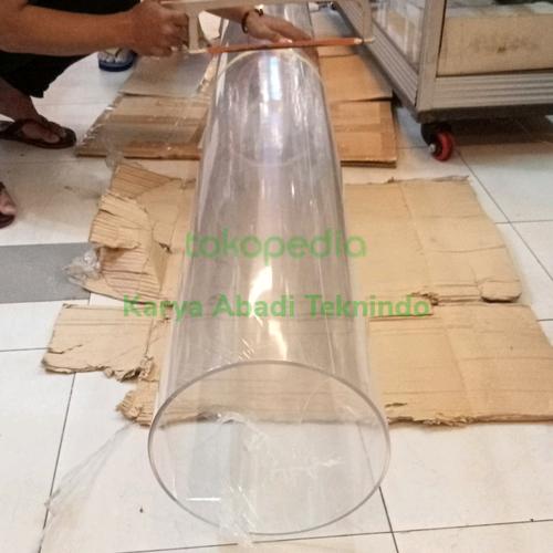 Jual Pipa Akrilik od 120mm x 30cm / Acrylic pipe tabung bening transparan - Jakarta Barat ...