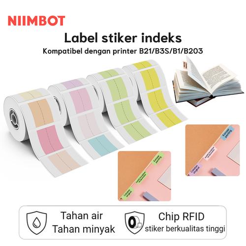 Jual NIIMBOT B21/B1/B3S Stiker label indeks klasifikasi tanda tahan air ...