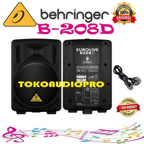 Jual Behringer B208D Eurolive Active PA Speaker Aktif B-208D - Jakarta ...