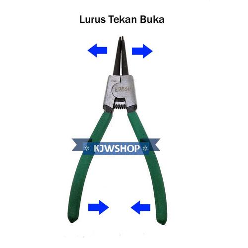 Jual Tang Snap Ring Lurus 7" TB Tekan Buka merk Yokohama - Kota ...