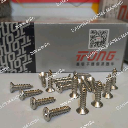 Jual SS 304 / Sekrup FH #12x2" / Self Tapping Screw F+AB (5CM) - Kota ...