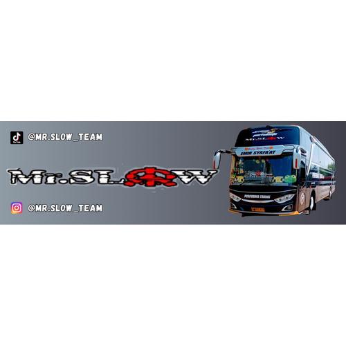 Jual STICKER BUS BASURI MR.SLOW 1 Lembar Isi 45 kotak, STICKER BUS ...