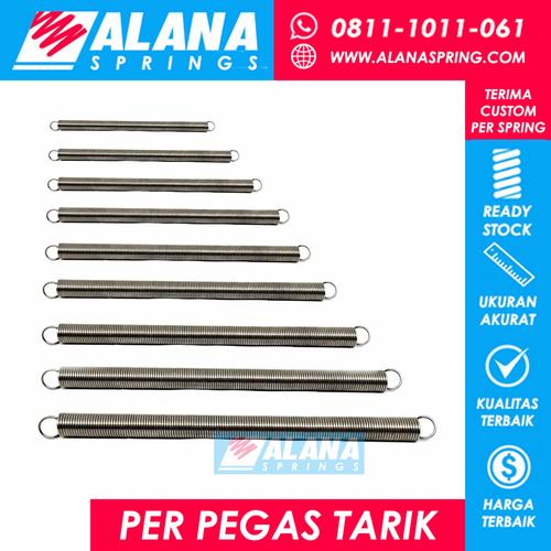 Jual Per Pegas Tarik Kawat 0,8mm Od 15mm Panjang 60mm - 75mm Stainless ...