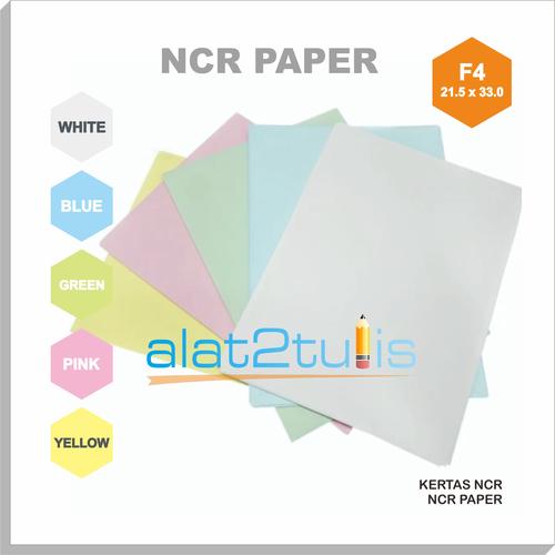 Jual NCR Paper kertas NCR Carbonless Paper F4 / Folio / Rangkap TOP ...