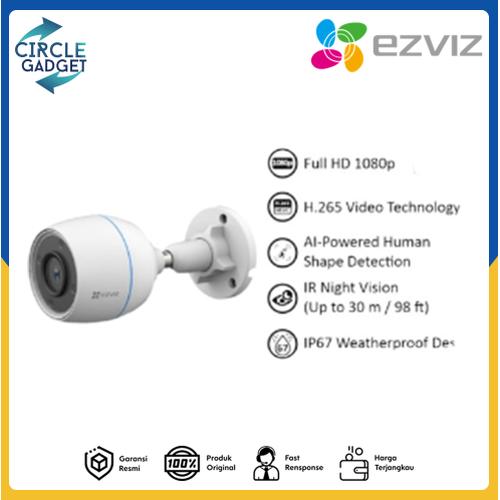 Jual Ezviz H3C 2MP Night Vision Smart Wi-Fi IP Camera CCTV Outdoor ...