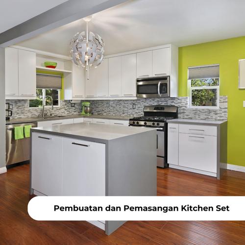 Jual Kitchen Set Minimalis Modern Multiplek HPL Custom Free Survei ...