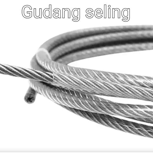 Jual kawat sling baja lapis plastik 3mm / kawat seling lapis plastik ...