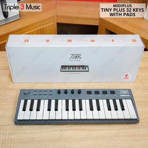 Jual Midiplus TINY + plus with pad Keyboard Mini Midi controller 32 keys - Kota Bandung ...