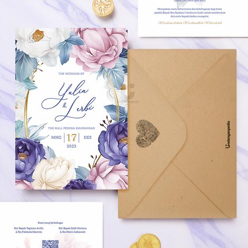 Promo Undangan + Amplop. Pastel. Undangan Pernikahan, Paling Murah ...