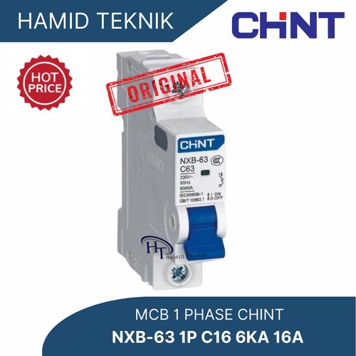 Jual MCB NXB-63 1 Phase 16A 6KA - Original Chint - Jakarta Barat ...