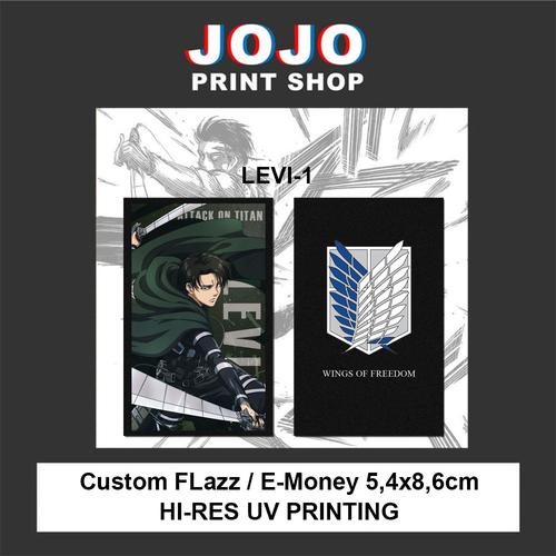 Jual CUSTOM KARTU FLAZZ BCA GEN 2 / EMONEY ATTACK ON TITAN LEVI ...