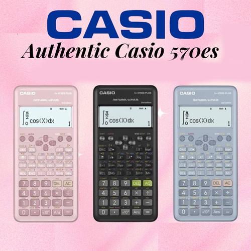 Jual KALKULATOR ILMIAH CASIO FX-570ES PLUS 417 FUNGSI - BLACK BLUE PINK ...