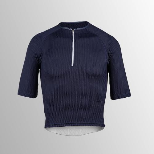 Jual Manta Liberta Parma Half Zip Jersey Midnigth Navy - Kota Tangerang ...