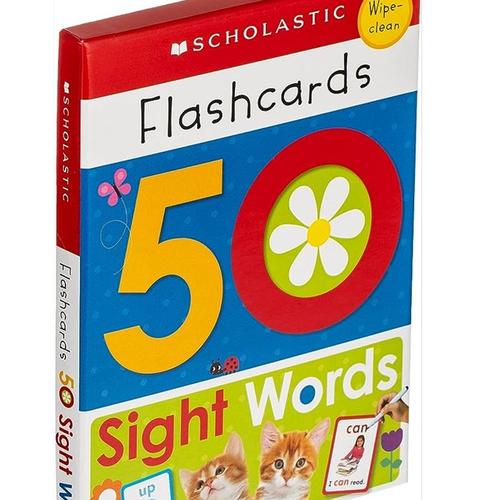 Jual 50 Sight Words Flashcards: Scholastic Early Learners - Jakarta ...