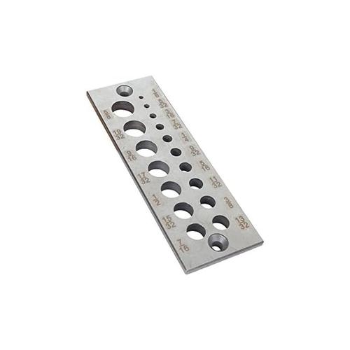 Jual Best A2 Steel Dowel Plate Steel Dowel Plate 17 Holes Dowel Maker ...