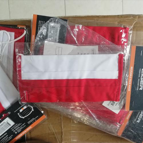 Jual Masker Eiger Fask Mask Merah PUTIH EG RED DISCOUNT HARGA TERMURAH ...