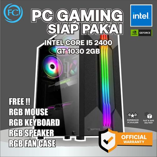 Jual PC GAMING FULL SET RGB + MONITOR SIAP PAKAI (VALORANT PUBG ...