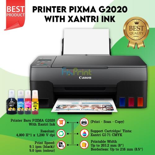 Jual Printer Canon G2020 Pengganti G2010 Print Scan Copy A4 Colour New ...
